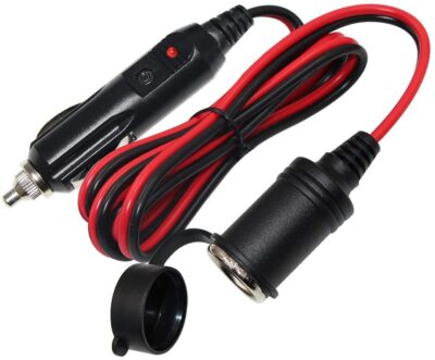 12V Car Cigarette Lighter Extension Cord Charger Lead Adapter 5m Cable ...