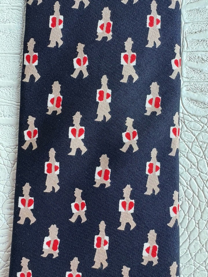 VTG Chipp New York New Haven Necktie Little Man Big Heart Italy Silk 3 ...
