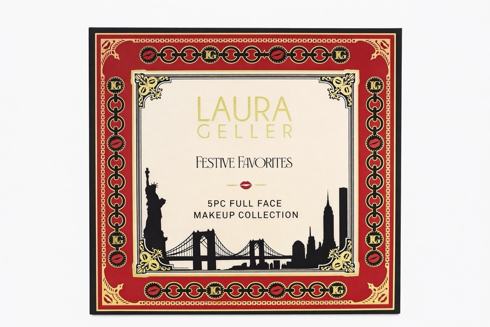 Laura Geller Festive Favorites 5pc Full Face Makeup Collection "LIGHT ...