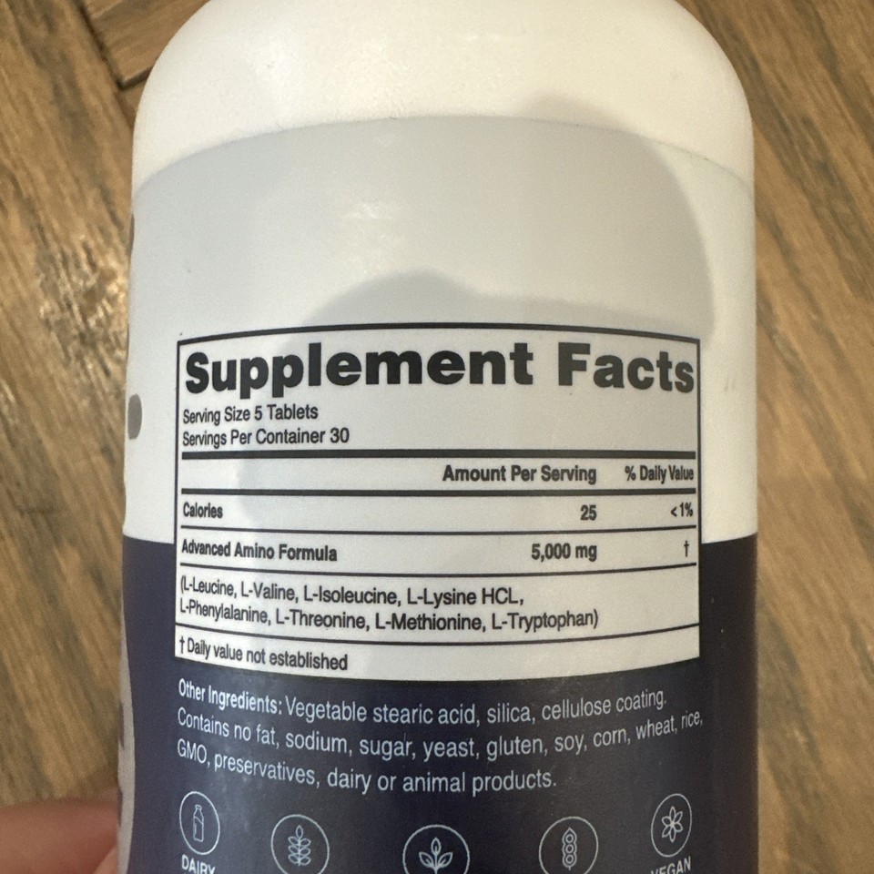 Advanced Bionutritionals ADVANCED AMINO FORMULA - 150 Tablets - 2/2027 ...
