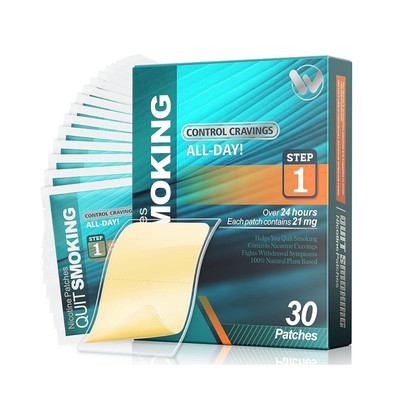 Nicotine Patches Effective Helps Quit Smoking, 21 Mg, 30 Patches ...