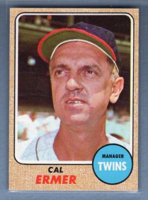 1968 Topps #206 Cal Ermer EX-MT GO588 | eBay