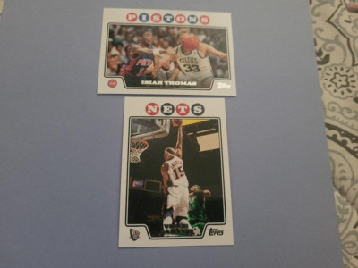 VINCE CARTER / ISIAH THOMAS TOPPS BASKETBALL CARD LOT $$ | eBay