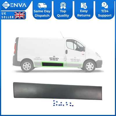 Renault Trafic II 2001-2013 Right Side Long Trim Moulding Strip Panel ...
