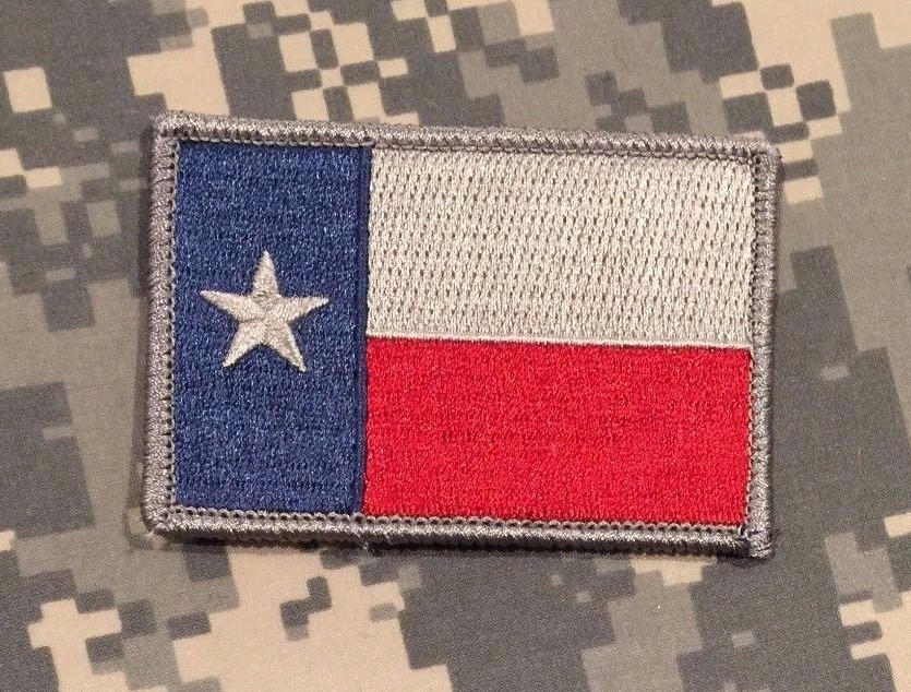 Subdued TEXAS State Flag Tactical Patch | eBay