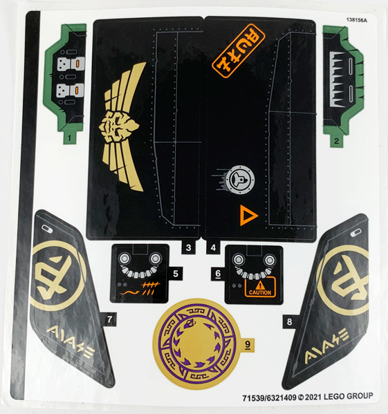 LEGO BOULDER BLASTER 71736 STICKER SHEET ONLY from set New & Genuine | eBay