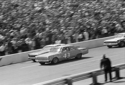 Atlanta 500 Stock Car Race Richard Petty's Plymouth RACING OLD PHOTO ...