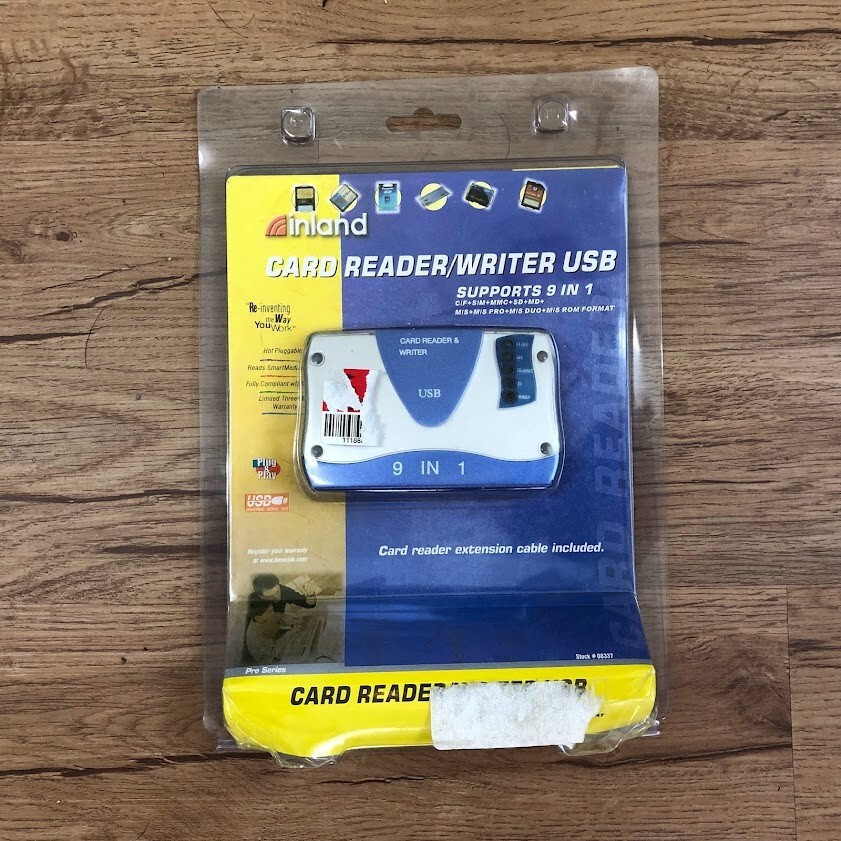 Inland Card Reader/Writer USB Support’s 9 In 1 12405083373| eBay