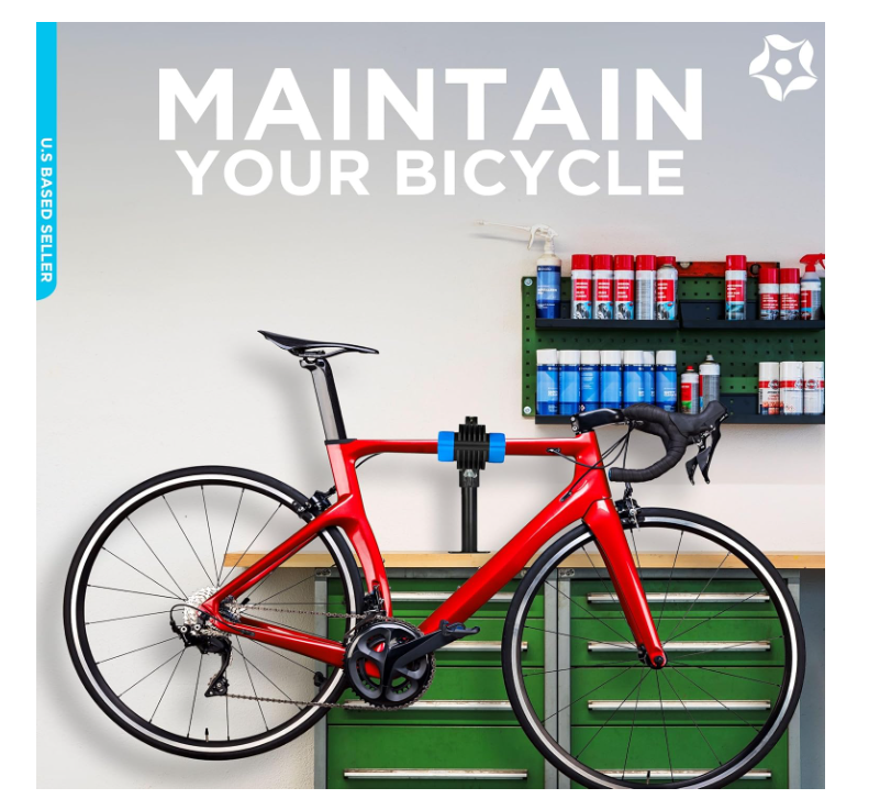 Bike Repair Stand for Maintenance - Wall or Bench Mount Bicycle Repair ...