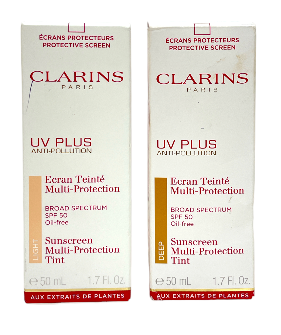 Clarins Sunscreen Multi-Protection Tint SPF50 (50mL / 1.7oz) NEW YOU ...