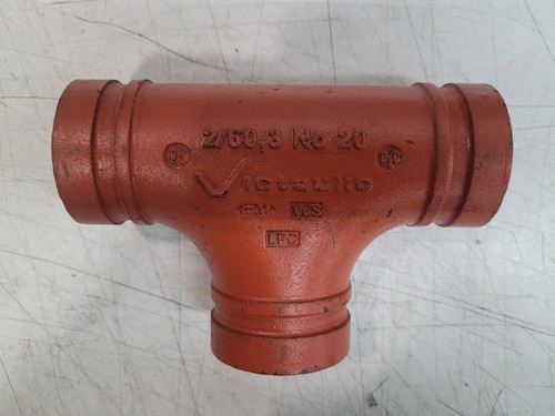 Victaulic 2/60.3 NO. 20 Grooved End Tee | eBay