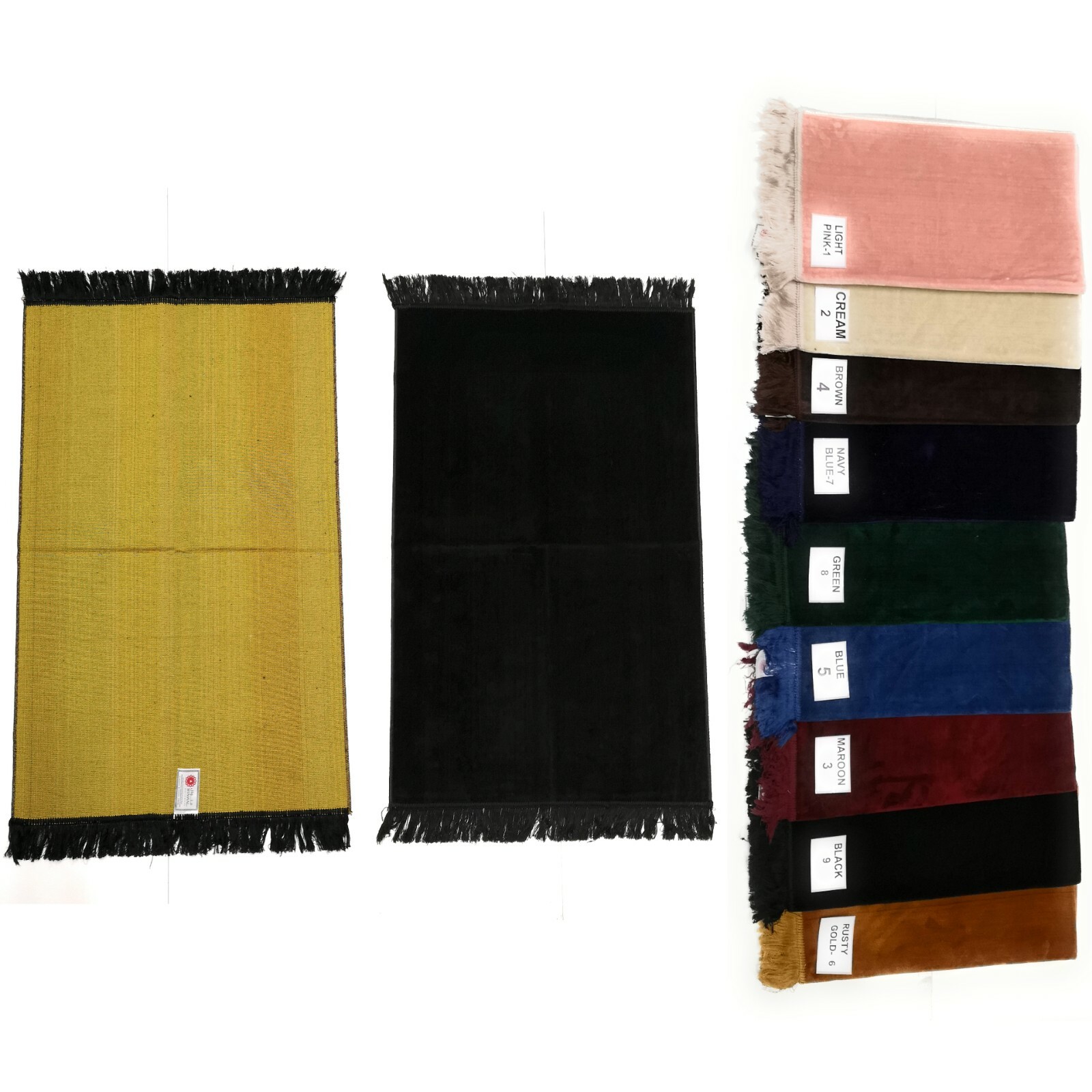 NICE QUALITY PLAIN Prayer.Musalla Salah Namaz Rug Mat Andalusi Mat.11 ...