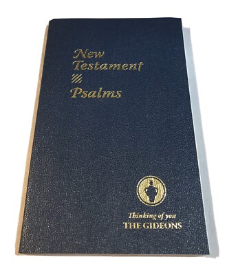 New Testament & Psalms by The Gideons Thinking of You Bible Like New ...
