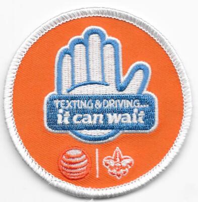 Texting and Driving It Can Wait AT&T Company Patch Boy Scouts of ...