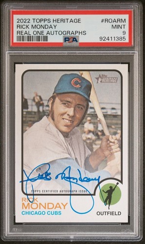 2022 Topps Heritage - Real One Autographs #ROA-RM Rick Monday (AU) for ...
