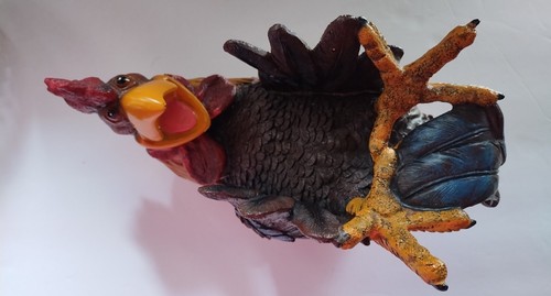 True Rowdy Rooster Poly Resin Wine Bottle Holder Table Top Storage Rack ...