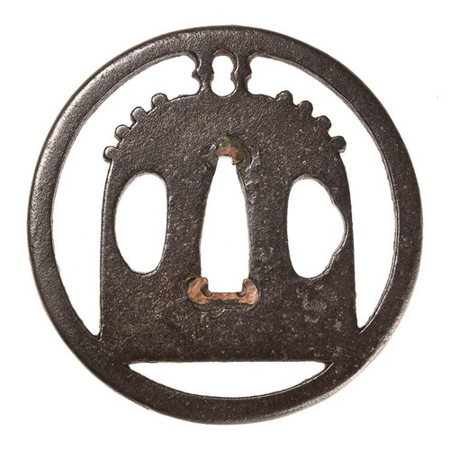 Tsuba Tsuba Owari Bonsh T Tsuba Special Preservation Sword Fittings ...