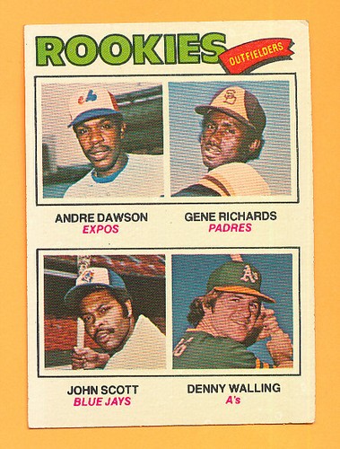 VG-EX UNCREASED DAWSON HOF ROOKIE 1977 TOPPS 473 ANDRE DINGED CORNERS ...