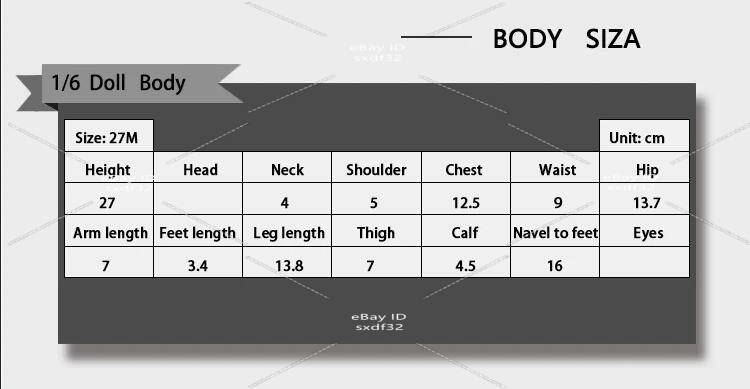 1/6 LDDOLL 28xl Silicone Woman Body Full Body Movable Seamless Figure ...