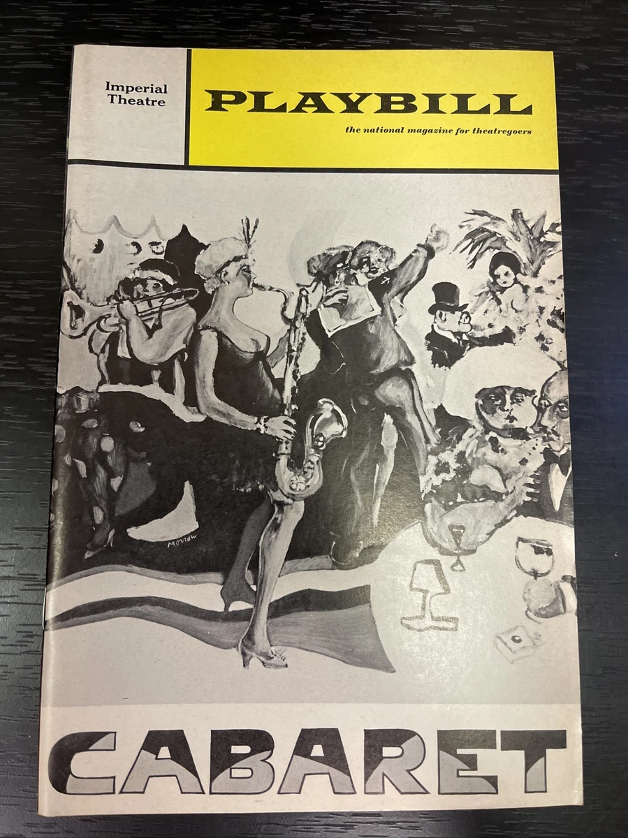 Joel Grey Cabaret Playbill