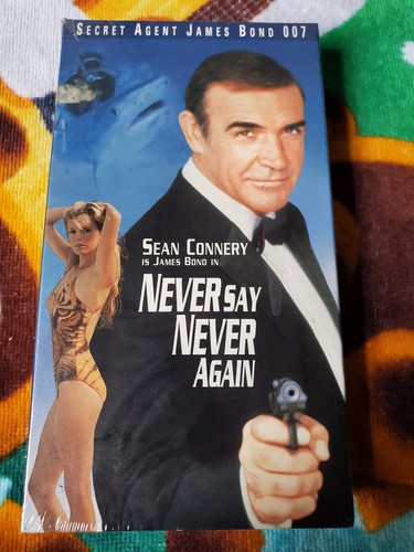 Never Say Never Again 1983 VHS Sealed w/ WB Stamps! Sean Connery James Bond 007 85391133735 | eBay