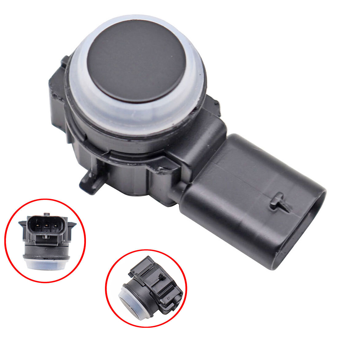 Black Fit Tesla Model S Front Parking Sensor Assist PDC 1048474-01-A | eBay