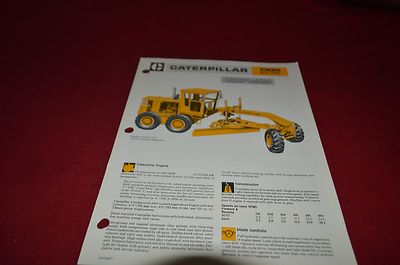 Caterpillar 130G Motor Grader Guide Dealer's Brochure DCPA4 ver3 | eBay