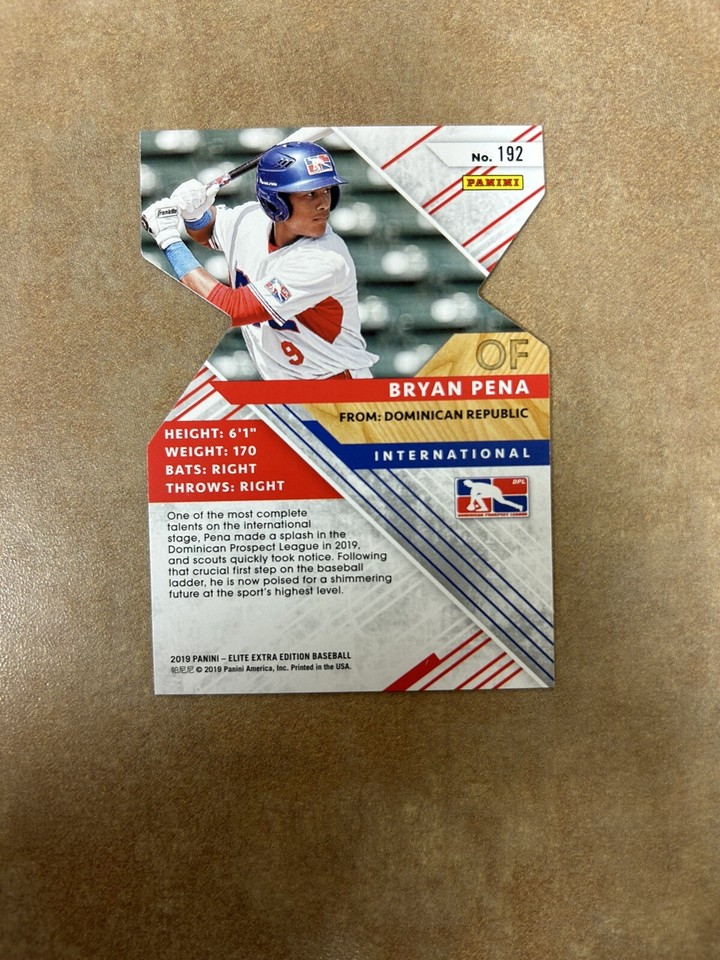 2019 Elite Extra Edition Red Status Bryan Pena /99 Nationals | eBay