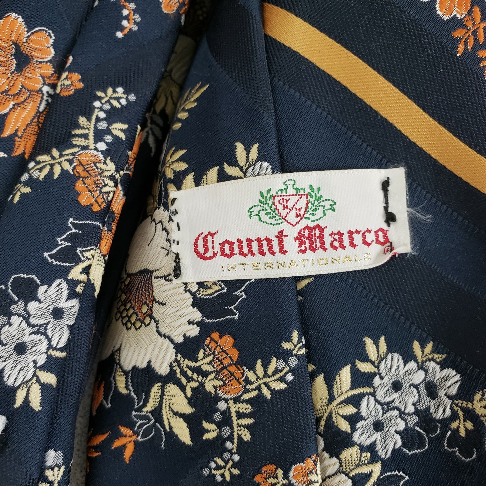 Count Marco Mens Eaglesons Navy Floral Polyester Clas… - Gem