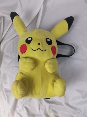 Pokemon Pikachu Plush Backpack - 2014 - Cute Pikachu Stuffed Animal | eBay