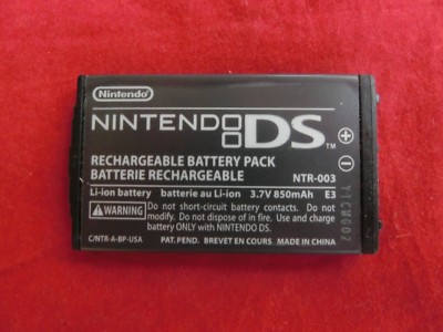 Nintendo DS Original (Fat) battery, NTR-003, 850 Mah | eBay