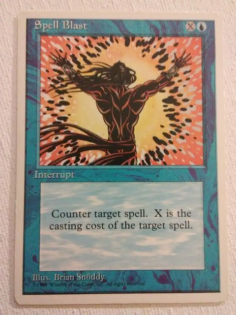 MTG Spell Blast Revised Edition Regular Common for sale online | eBay