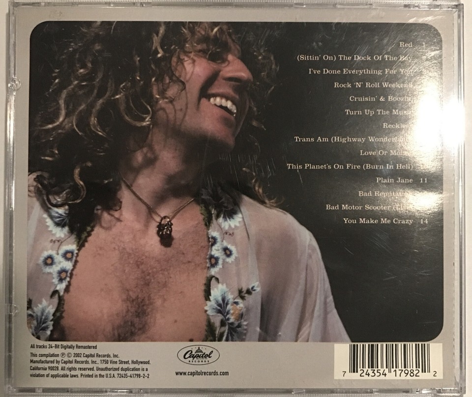 Sammy Hagar – Classic Masters CD 2002 Capitol Records – 72435-41798-2-2 ...