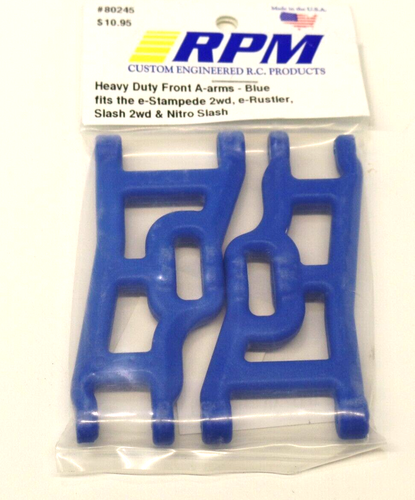 RPM Front Arms For E-Stampede E-Rustler Slash 2WD Nitro Slash RC SCT ST ...