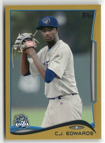 2014 Topps Pro Debut #141 C.J. Edwards Gold #/50 ☘️29 | eBay