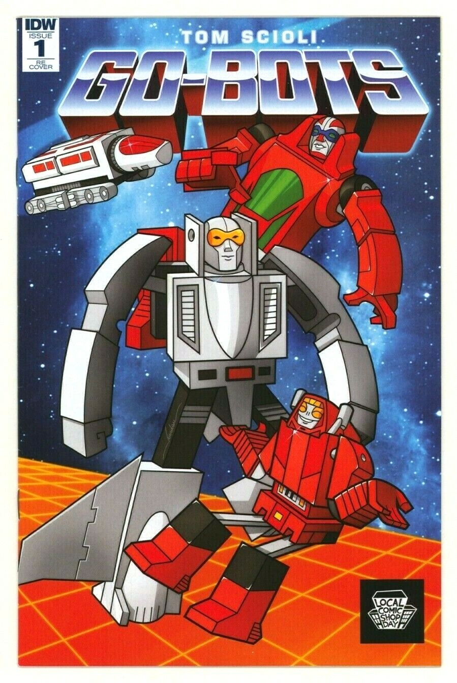 IDW LCSD 2018 Tom Scioli GO-BOTS #1 Local Comic Shop Day Variant Cover | eBay