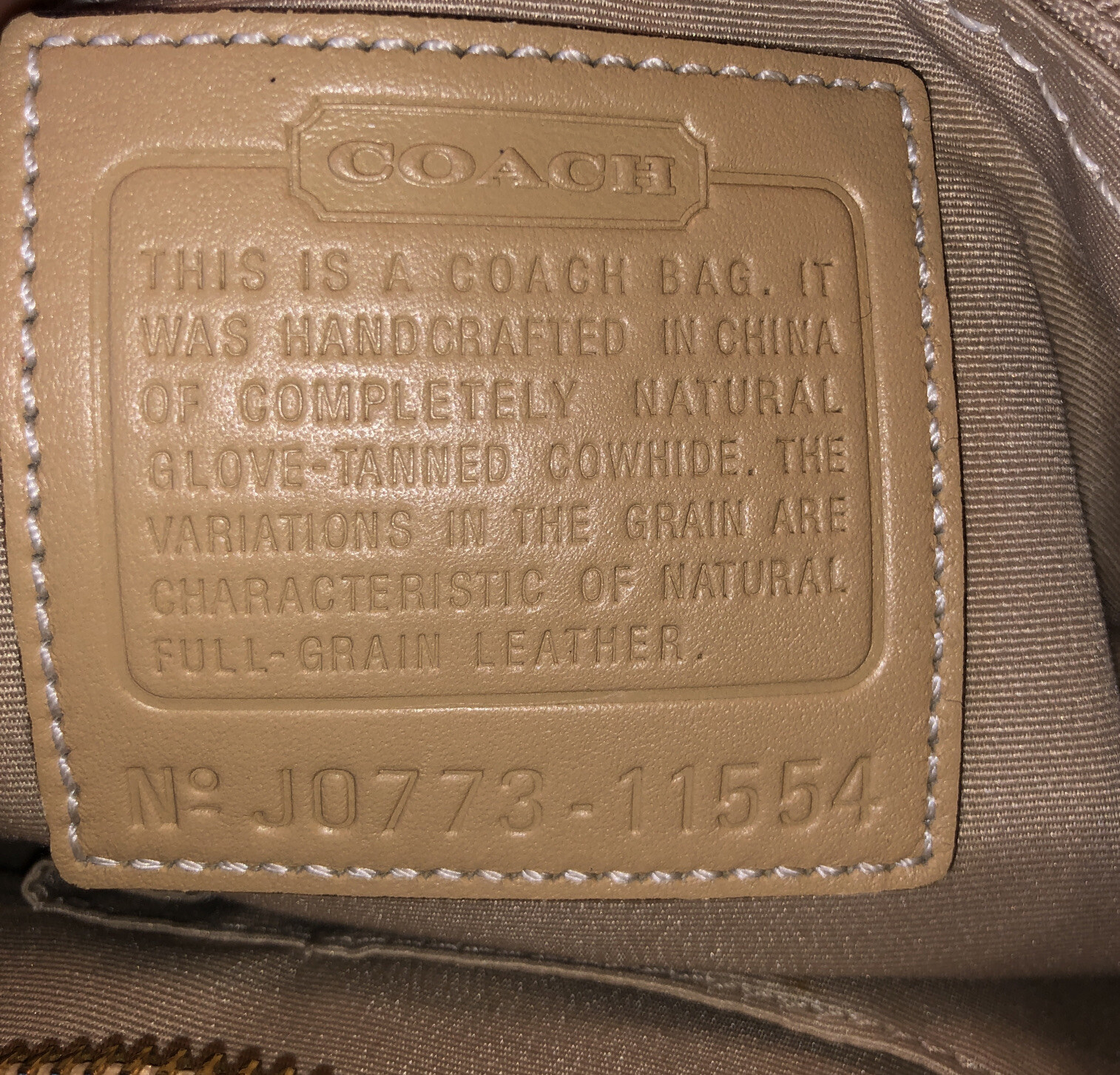 Vintage Coach Madeline Beige / Yellow Handbag M0773-11554 for sale ...