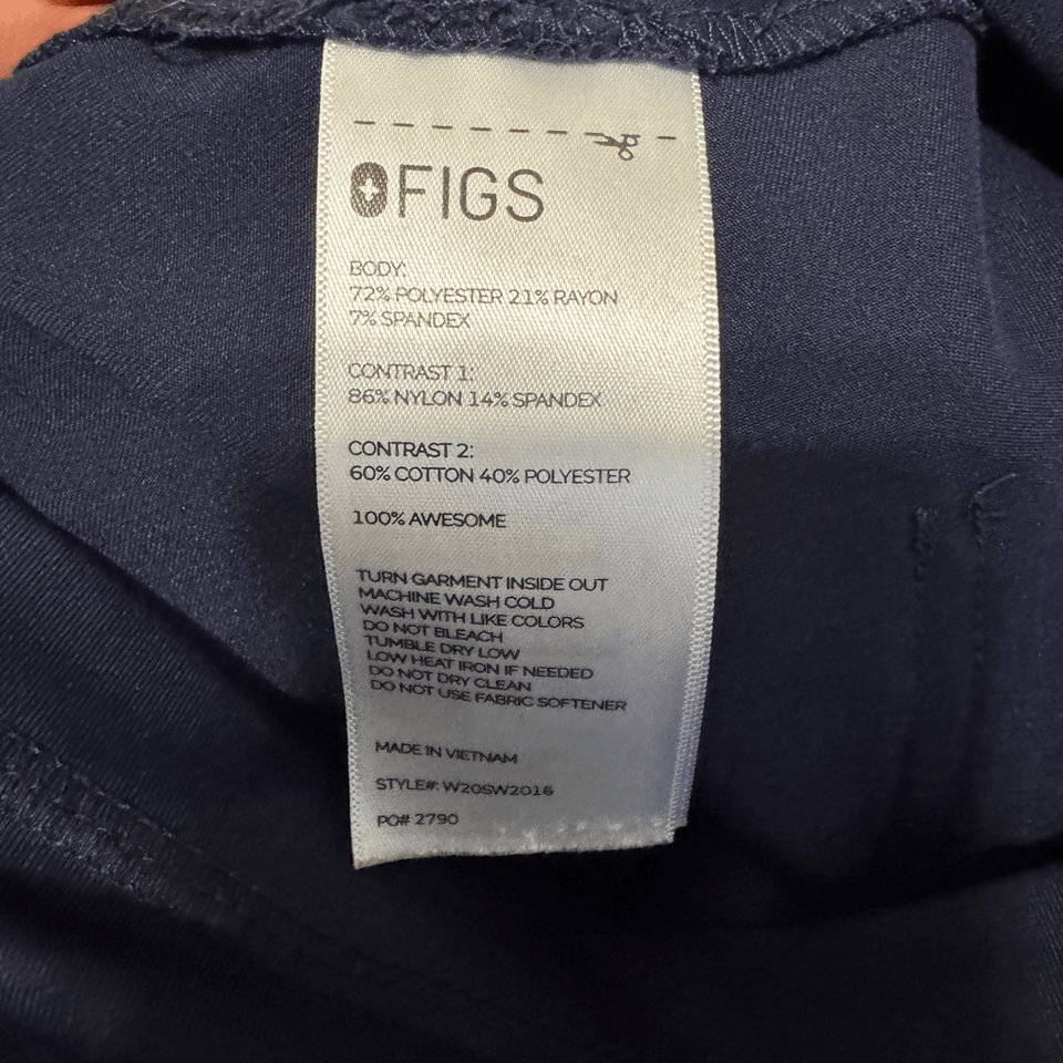 Figs maternity Zamora navy jogger size x-small | eBay