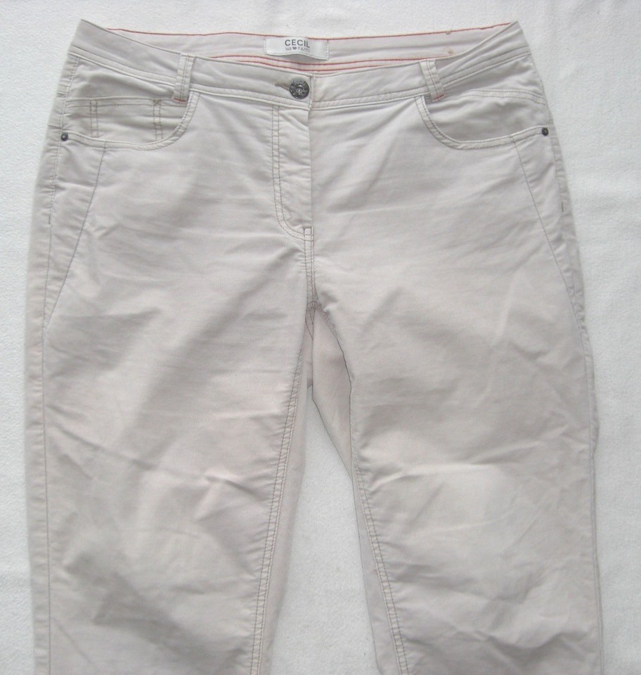 Cecil Ladies Soft Cord Trousers W34 L32 Model Gesa 34-32 Condition ...