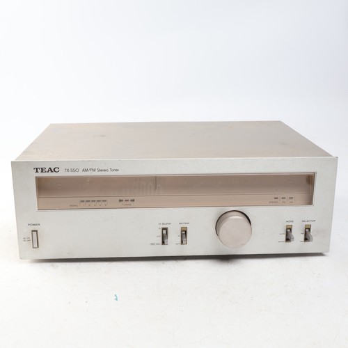 TEAC tx-550 AM FM Stereo Tuner (Made in Japan) Vintage Hi-Fi Stereo ...