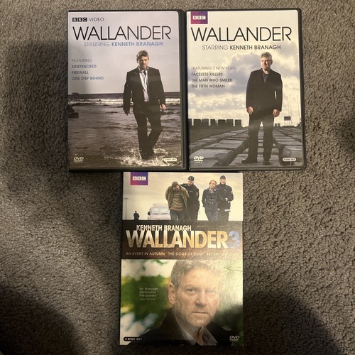 Wallander - Season 3: DVD Lot 9 Movie Collection Kenneth Branagh ...