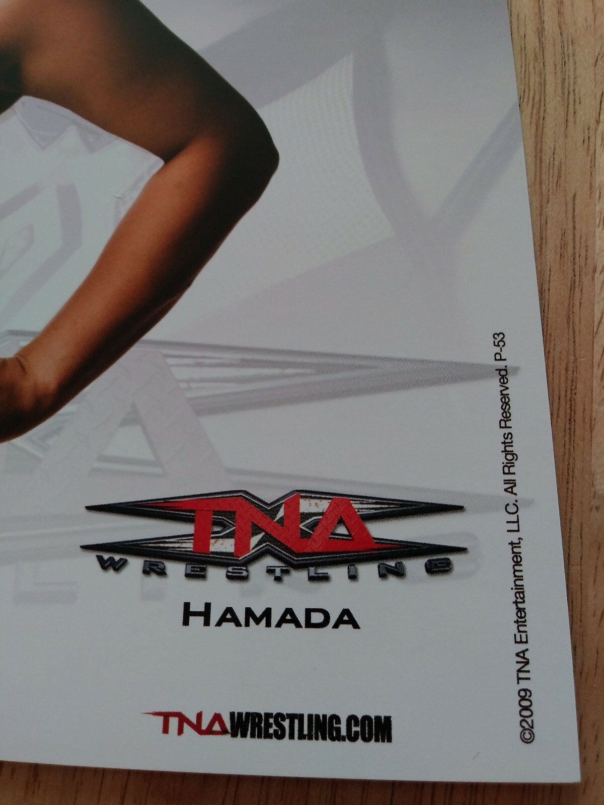 HAMADA OFFICIAL 2010 TNA WRESTLING 8X10 PROMO PHOTO UN-SIGNED WWE WCW ...