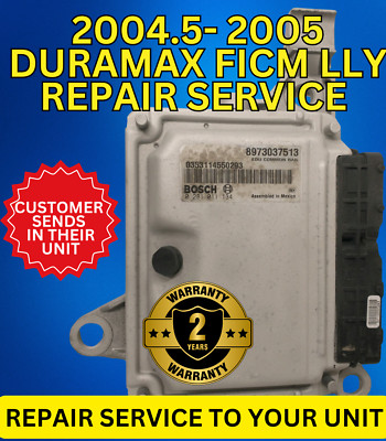 LLY FICM Duramax 6.6 Chevy Silverado GMC 8973037513 8973037511 Repair ...