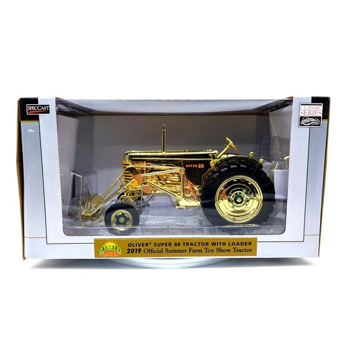1/16 Oliver Super 88 "Gold Edition" Tractor W/Loader 2019 Farm Show ...