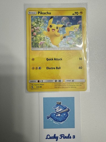 Pikachu #15 19/68 Hidden Fates Pikachu Stamped Pokemon TCG Card NM 2019 ...