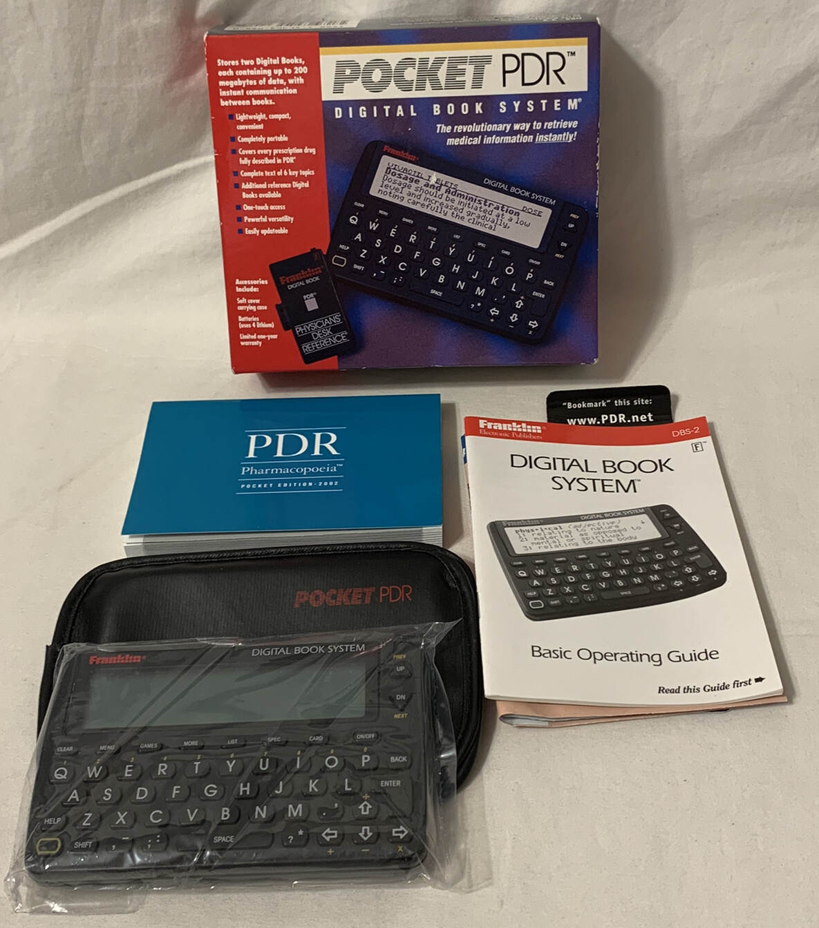 RARE 1994 Franklin Pocket PDR DBS - 2-2, COMPLETE & Working in Box | eBay