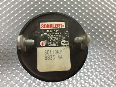 MALLORY SONALERT SC110NP-8833-4A AUDIBLE PANEL ALARM | eBay