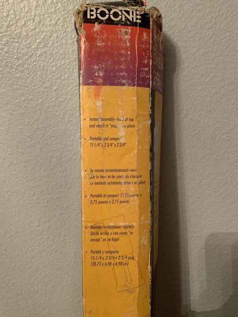 Boone 6410 Metal Compact Travel Self Setting Easel Black Steel ...