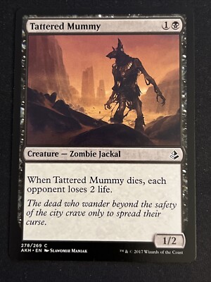 1x Tattered Mummy (278) Amonkhet LP MTG Magic The Gathering x1 MKE | eBay