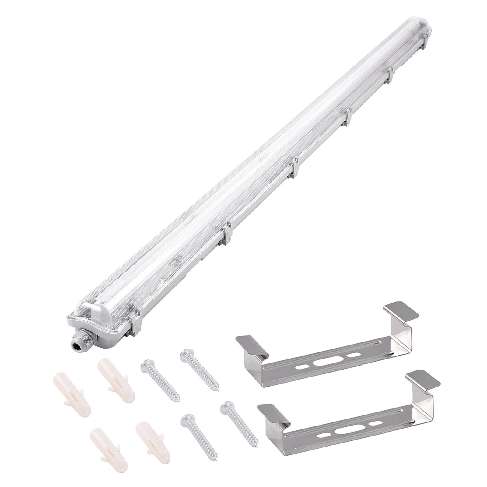 LED Ready Batten Fittings Single, Twin & IP65 Waterproof 4ft 5ft ...